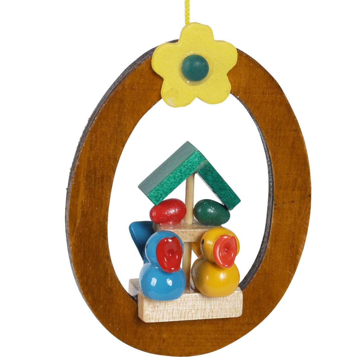 Anhänger, Eiring mit Vogelpaar | OBC Kunsthandwerk